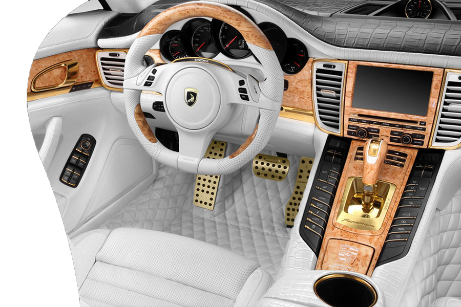 Custom Fitted Ultra Car Mats - Black & Red | Waterproof Leather Car ...