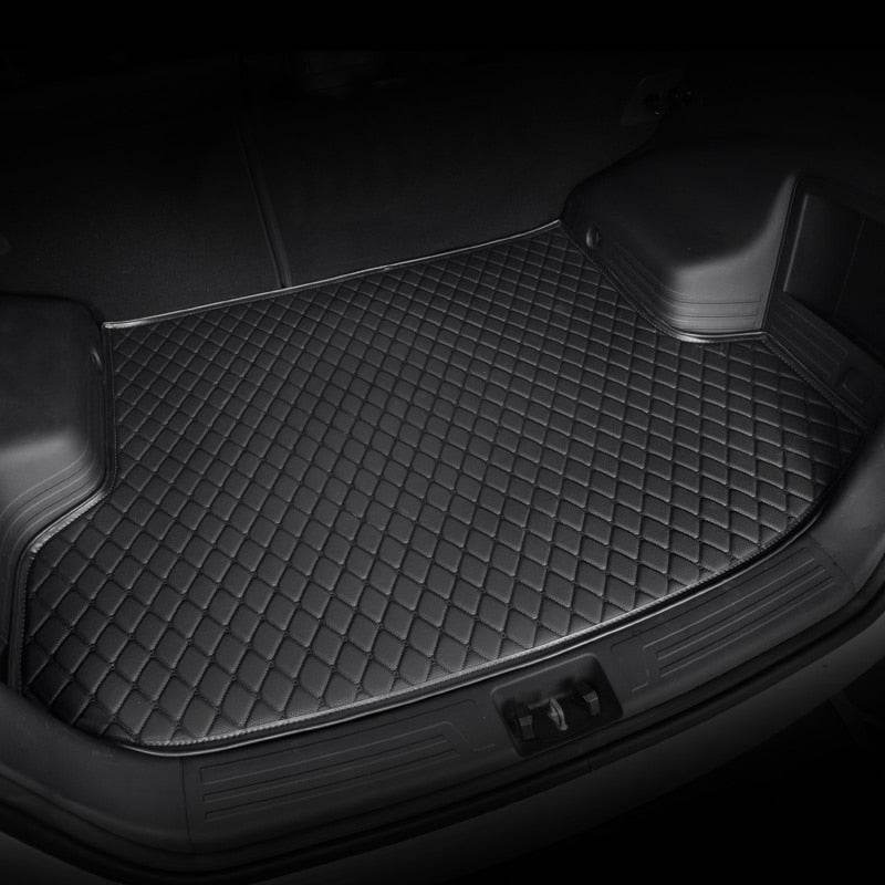 Custom Fitted Ultra Car Trunk Mats - Black | Waterproof Leather Car ...